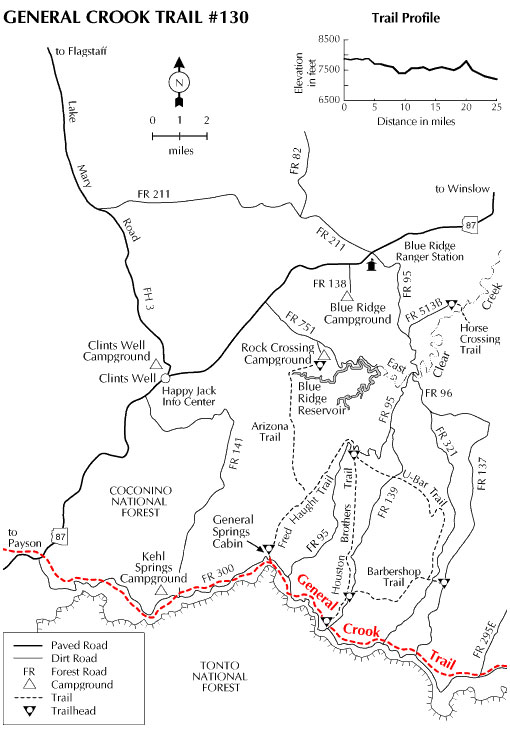 general Crook TrailMap – Adventures With Dog