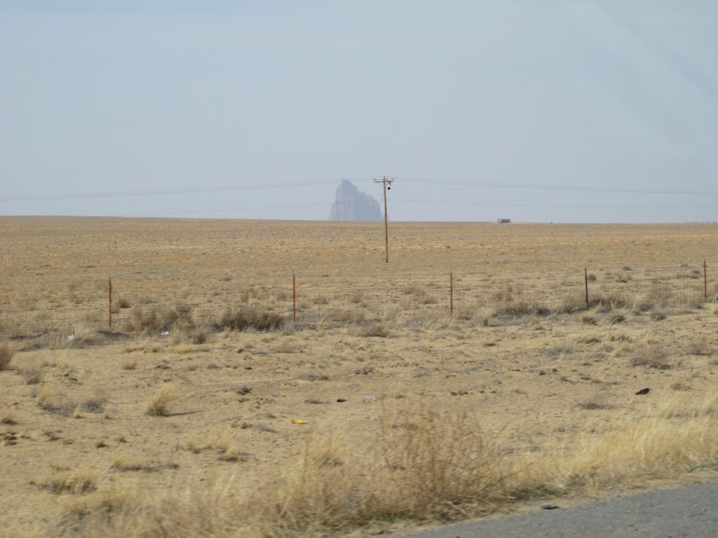 Getting Close To Ship Rock – Adventures With Dog